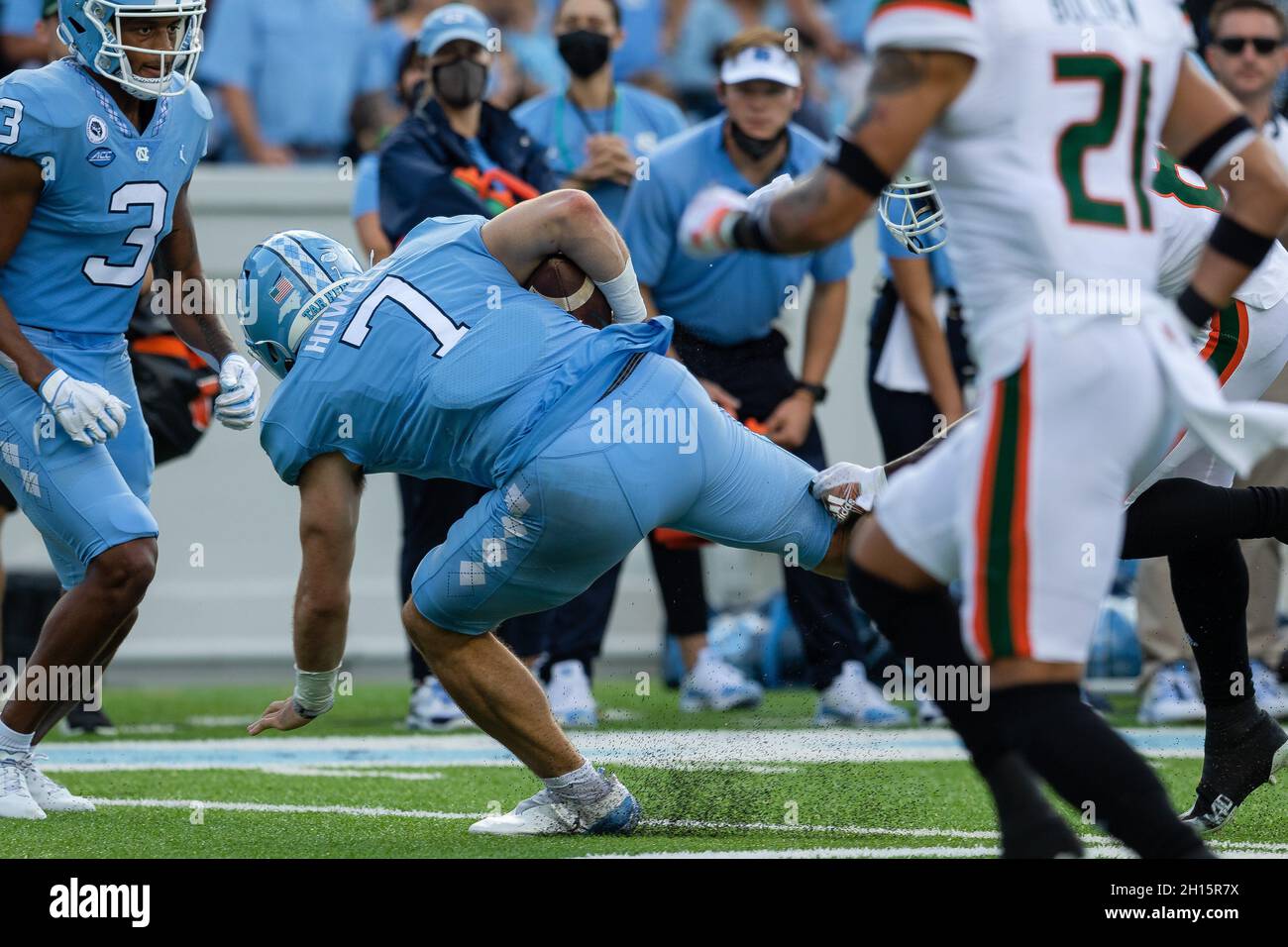 Chapel Hill, NC, USA. 16th Oct, 2021. North Carolina Tar Heels ...