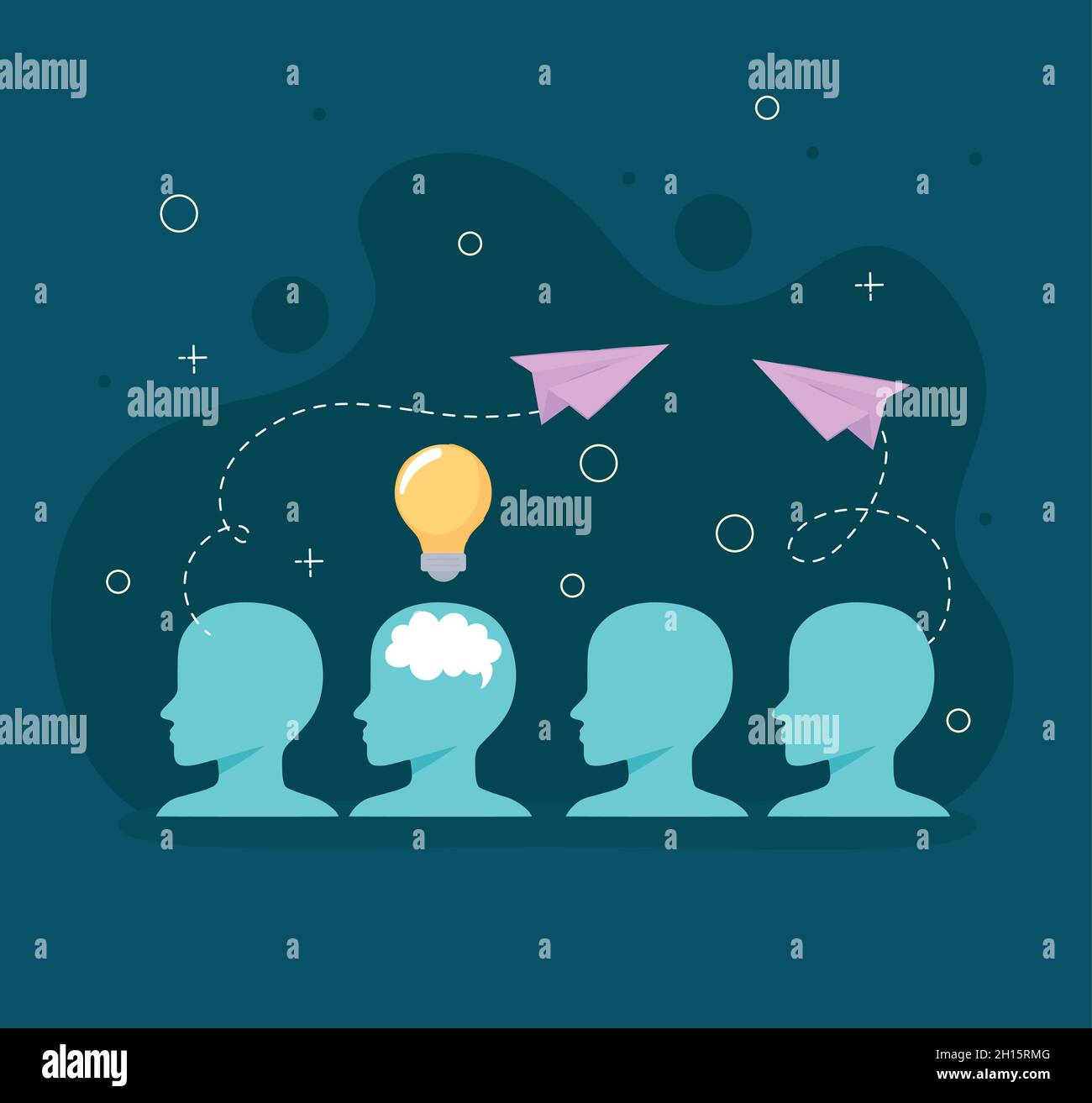 unique think leader Stock Vector Image & Art - Alamy