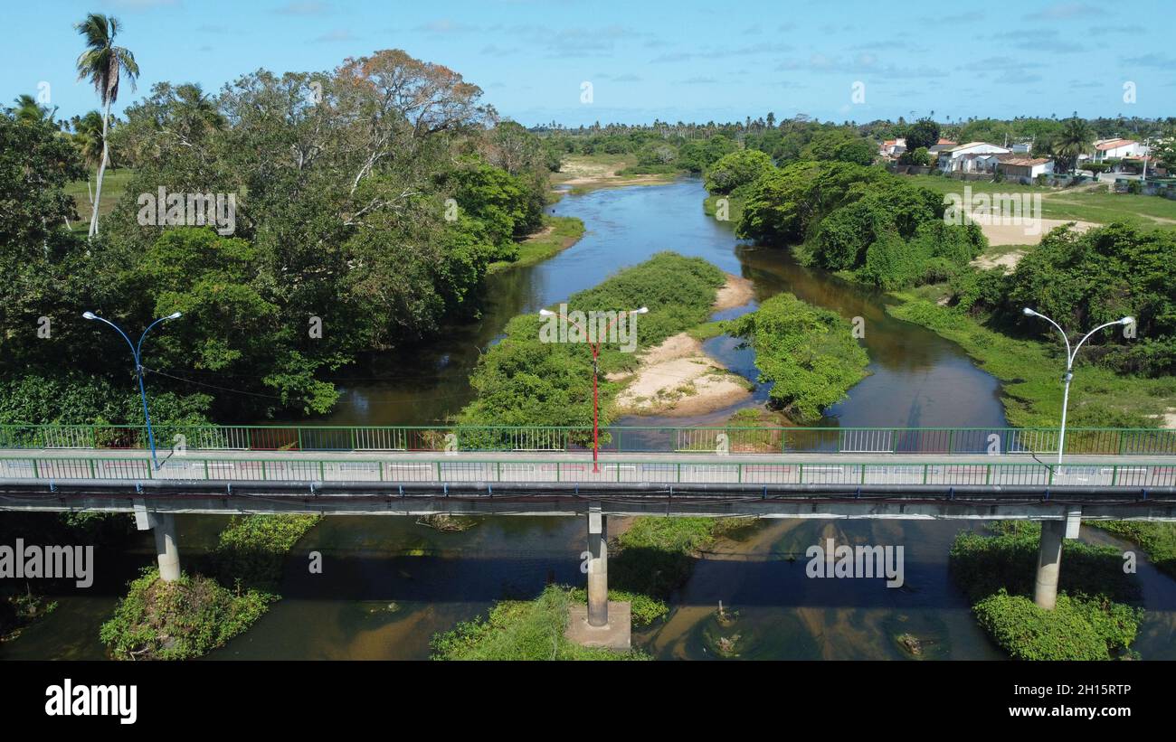 conde, bahia, brazil - october 9, 2021: pedestrian walkway over the ...