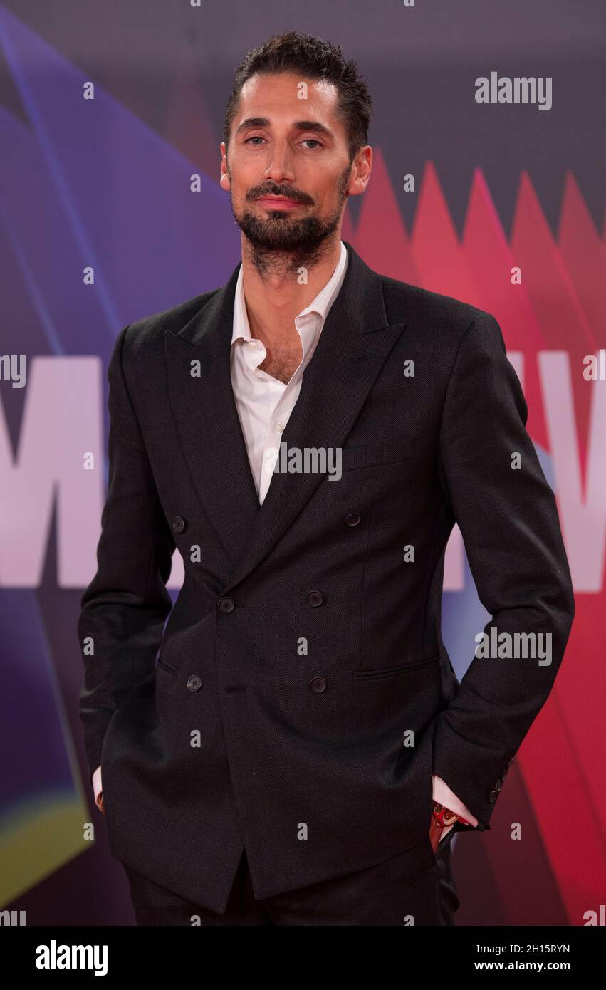 LONDON, ENGLAND - OCTOBER 15: Hugo Taylor attends the UK Premiere of ...