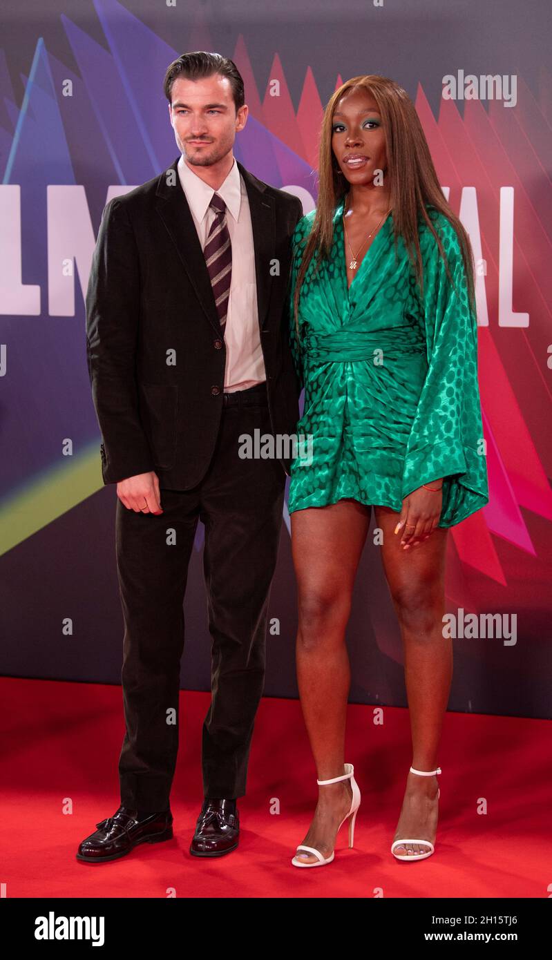 LONDON, ENGLAND - OCTOBER 15: Brett Staniland and Chante Joseph attend ...