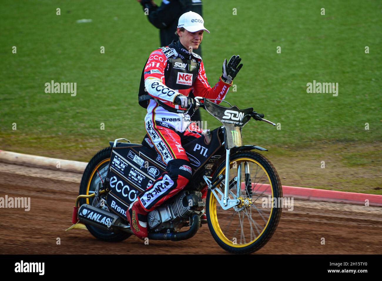 MANCHESTER, UK. OCT 16TH Mads Hansen of Denmark on the parade during ...