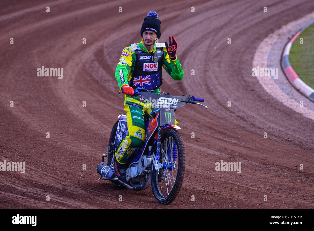 MANCHESTER, UK. OCT 16TH Keynan Rew of Australia on the parade during ...