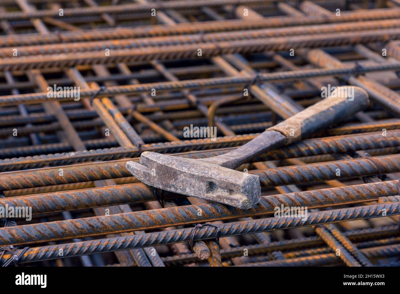 Special hammer. Hammer for the worker engaged in the installation of ...