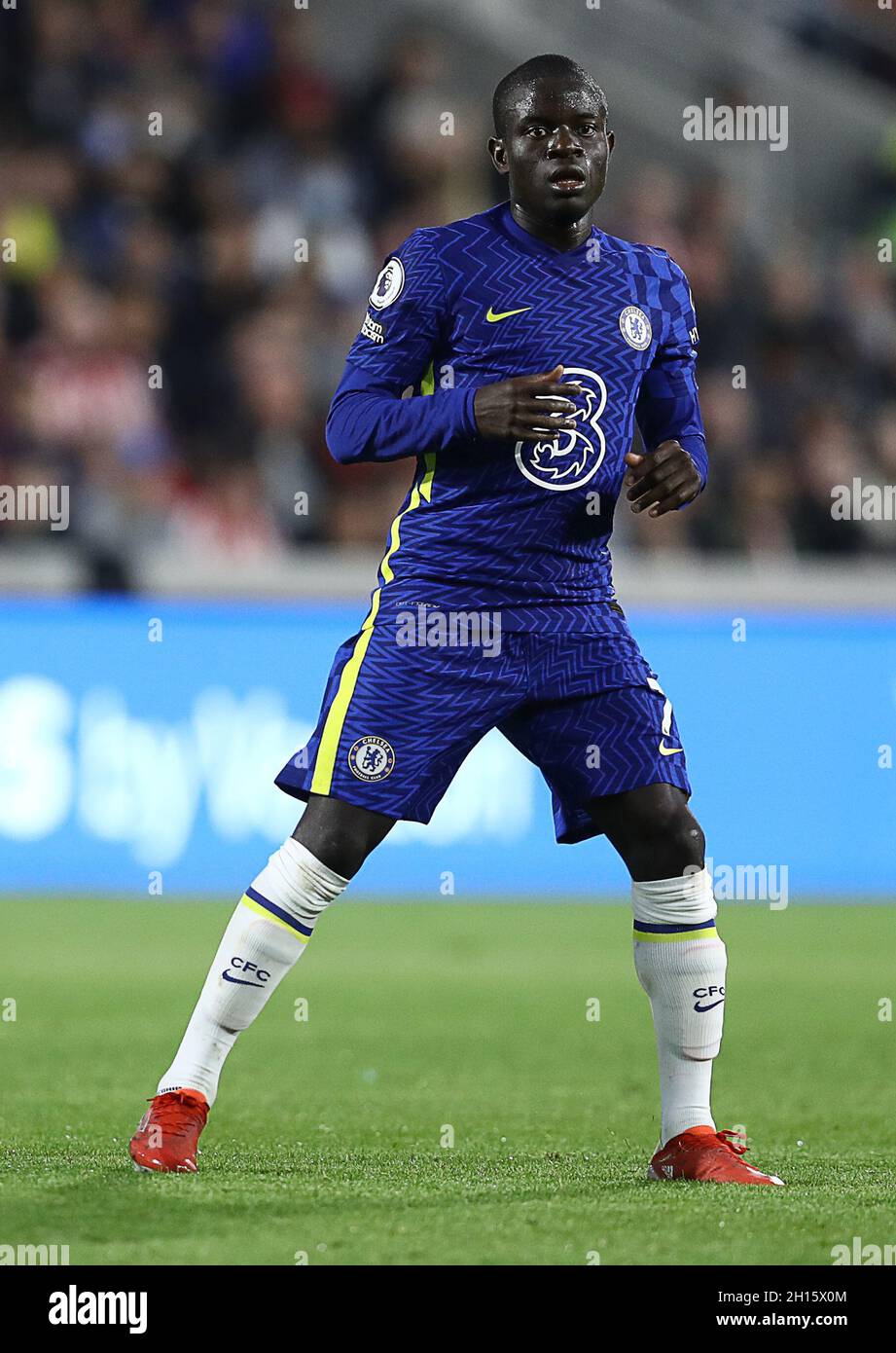 London, England, 16th October 2021. Ngolo Kanté of Chelsea during the ...