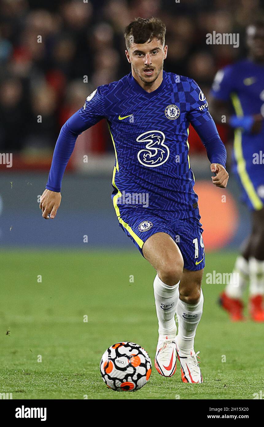 London, England, 16th October 2021. Mason Mount of Chelsea during the ...