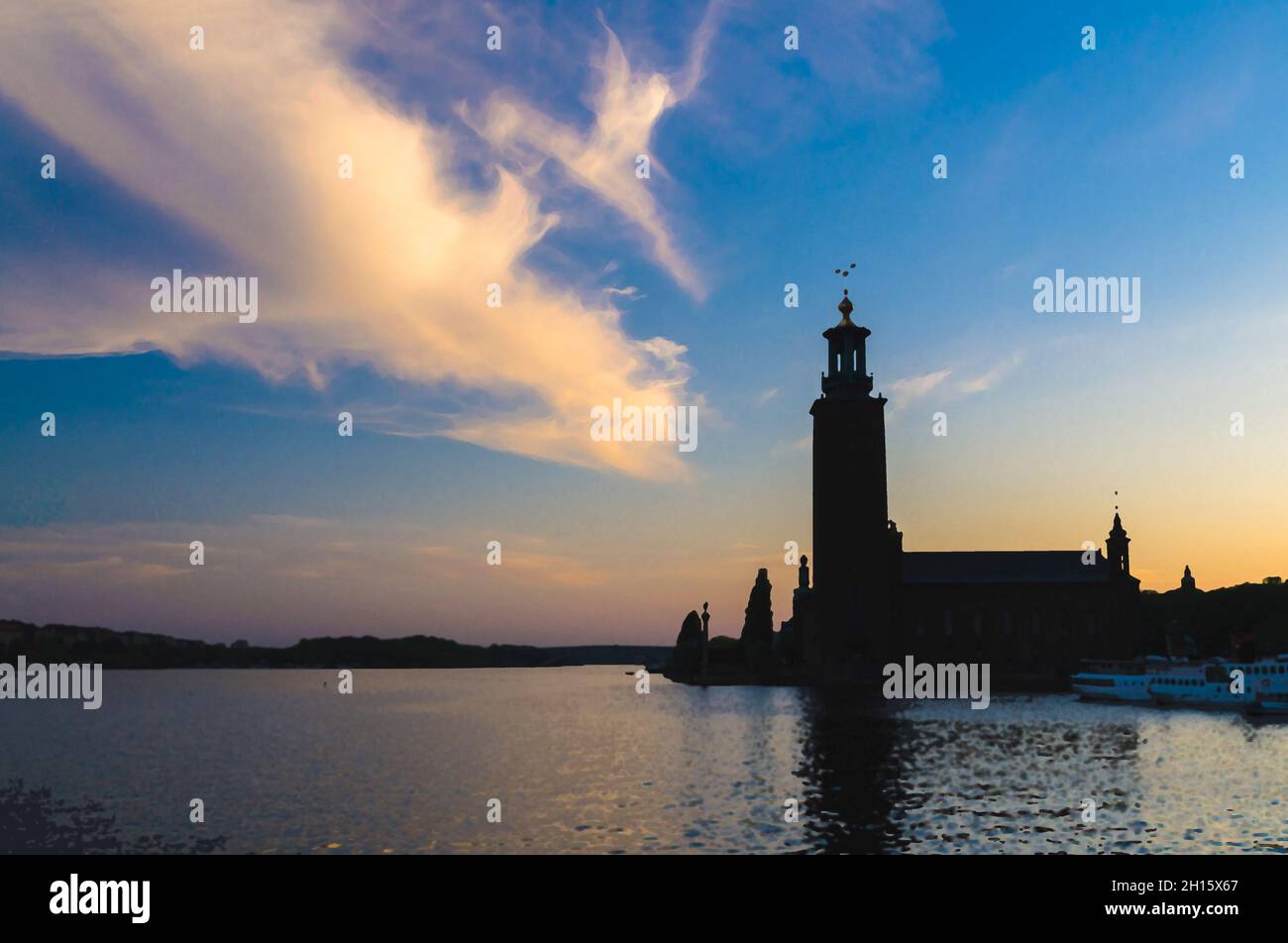 Gamla stan stockholm paint hi-res stock photography and images - Alamy