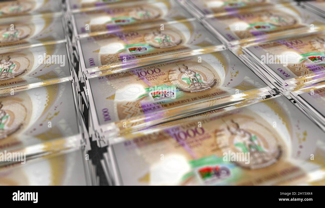 3D Illustration of 1000 Vanuatu Vatu Money Banknote Stock Photo - Alamy