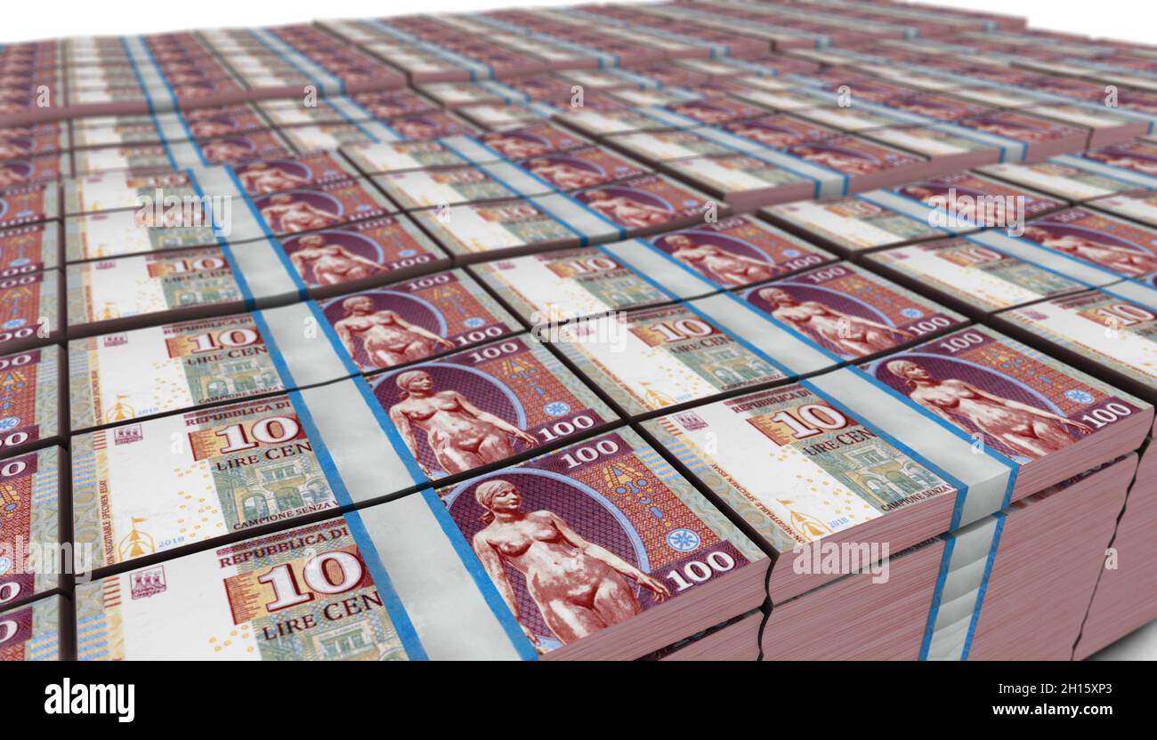 Lire bank note hi-res stock photography and images - Alamy