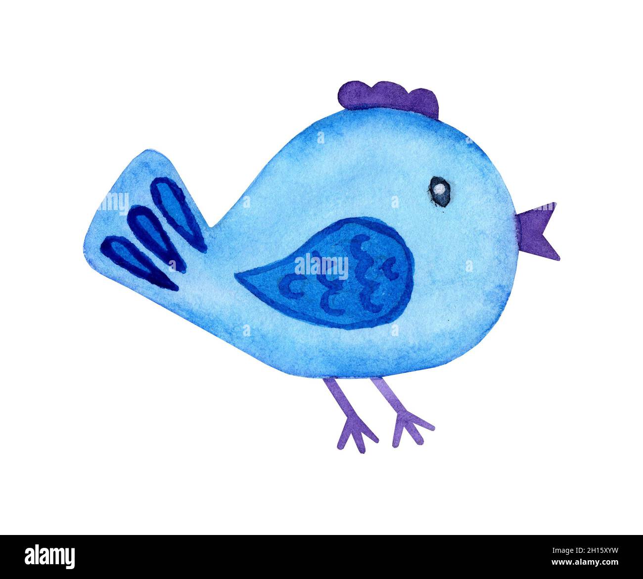 Blue bird cartoon hi-res stock photography and images - Alamy