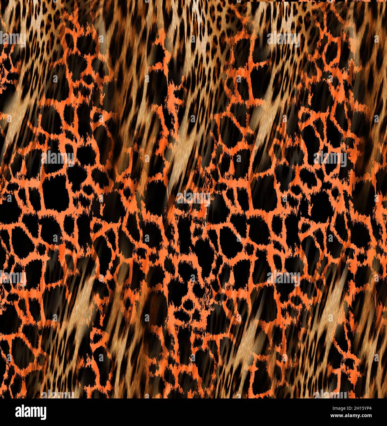 Fashionable print, abstract leopard skin with geometric shapes Stock ...