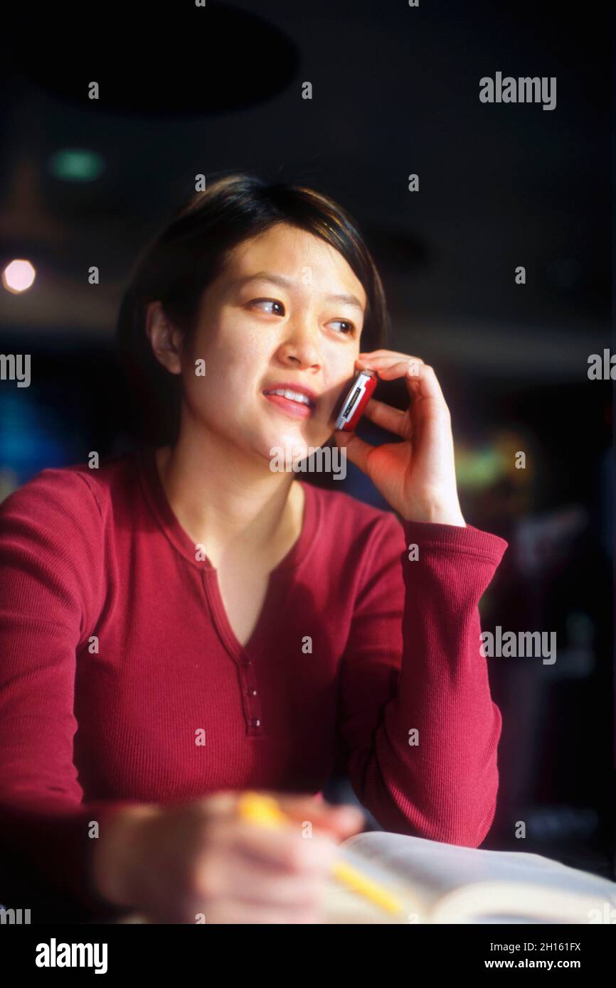 Vietnamese American student campus MR - Model Released Stock Photo - Alamy