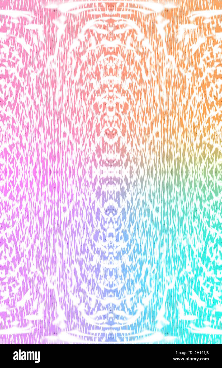 An abstract iridescent kaleidoscope pattern background image Stock ...