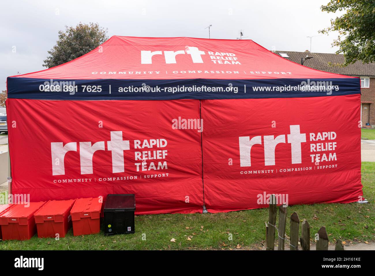 Rapid Relief Team supporting police officers working on the murder case ...