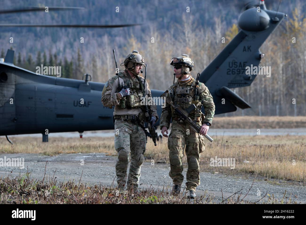 Alaska Air National Guardsmen assigned to the 212th Rescue Squadron ...