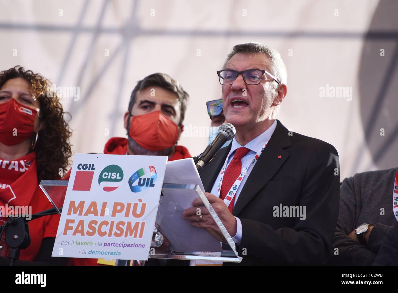 Landini maurizio cgil italian general confederation of labor hi-res ...