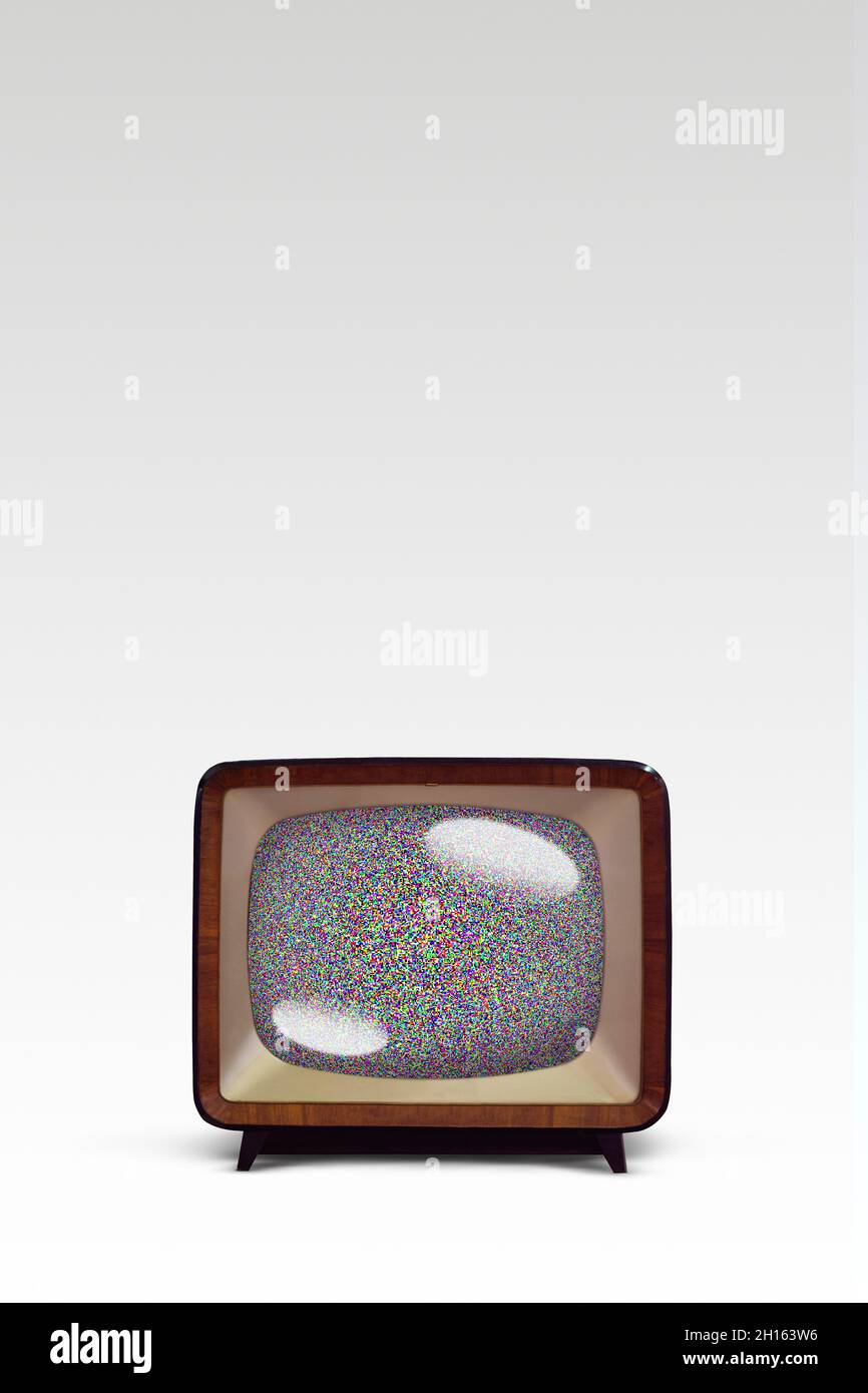 Tv screen with static noise hi-res stock photography and images - Alamy