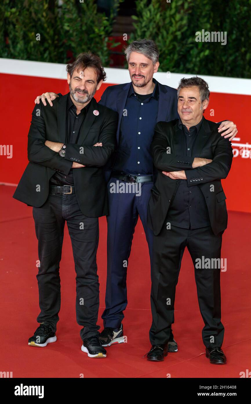 Rome, Italy - October 15, 2021: The cast of the film Mediterraneo - The ...