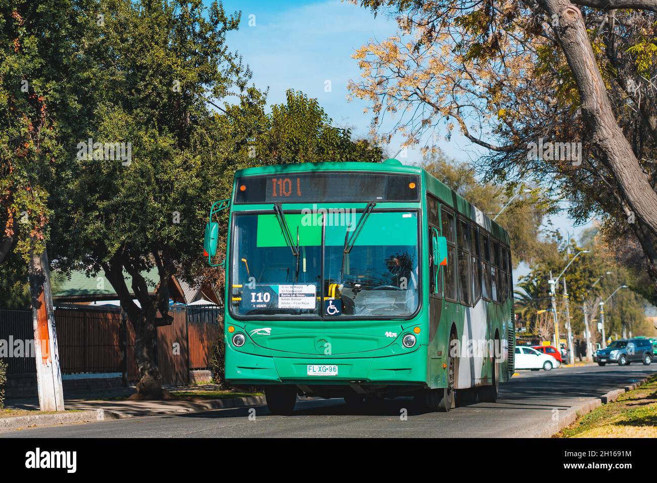Santiago, Chile - July 2021: A Transantiago / Red Metropolitana de ...