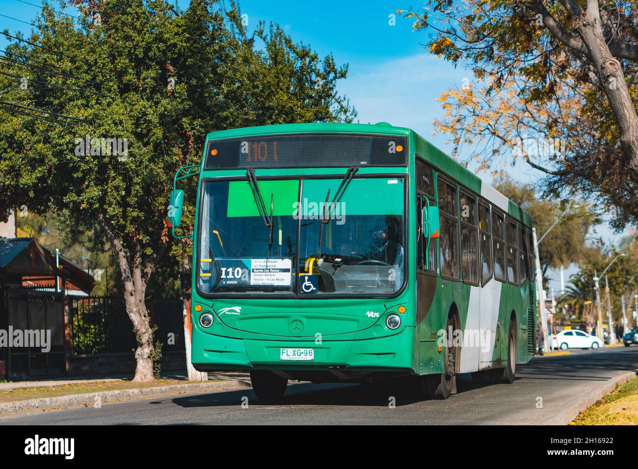 Santiago, Chile - July 2021: A Transantiago / Red Metropolitana de ...