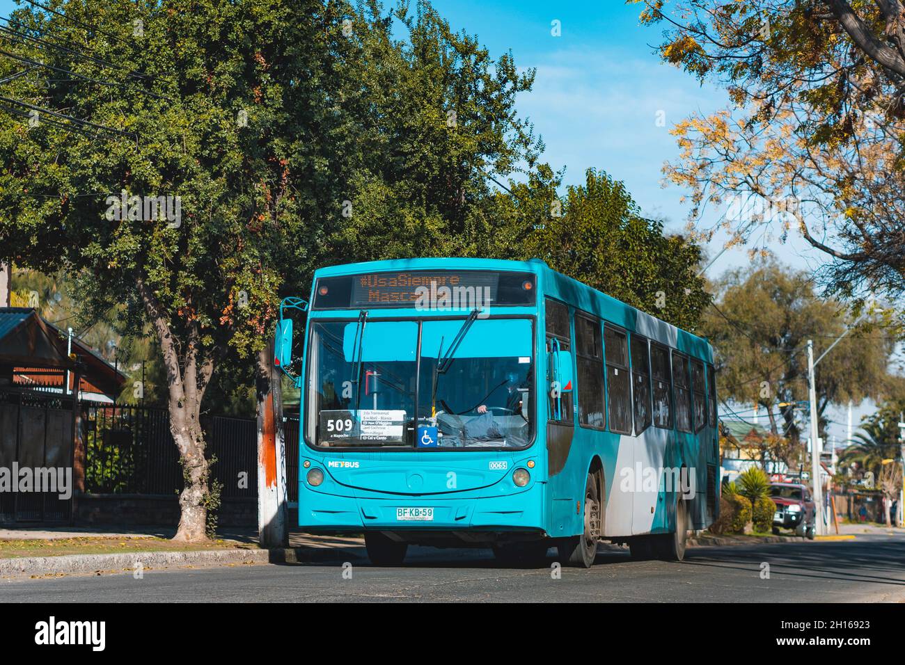Santiago, Chile - July 2021: A Transantiago / Red Metropolitana de ...