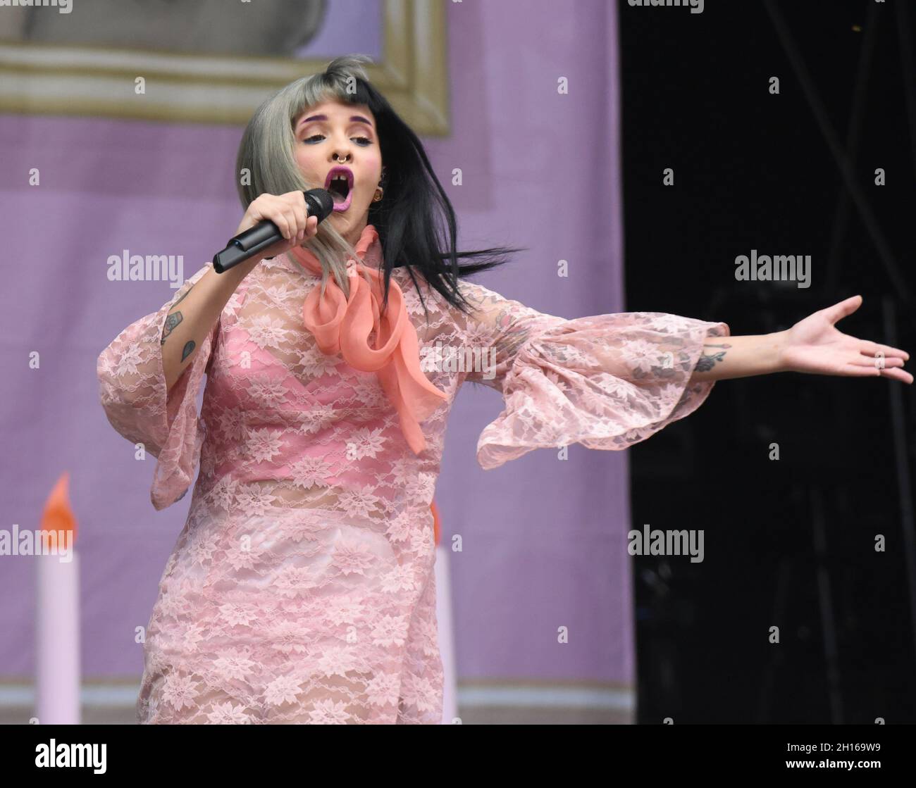 SEPTEMBER 18: Melanie Martinez performs during Music Midtown at ...