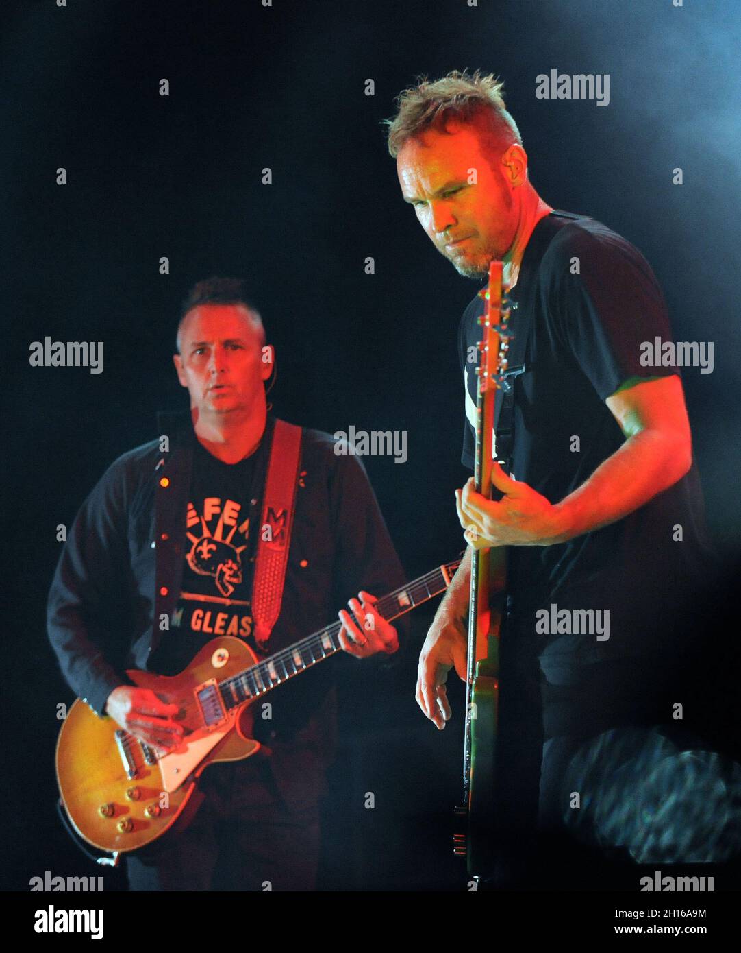 ATLANTA, GA - SEPTEMBER 22: Mike McCready and Jeff Ament of Pearl Jam ...
