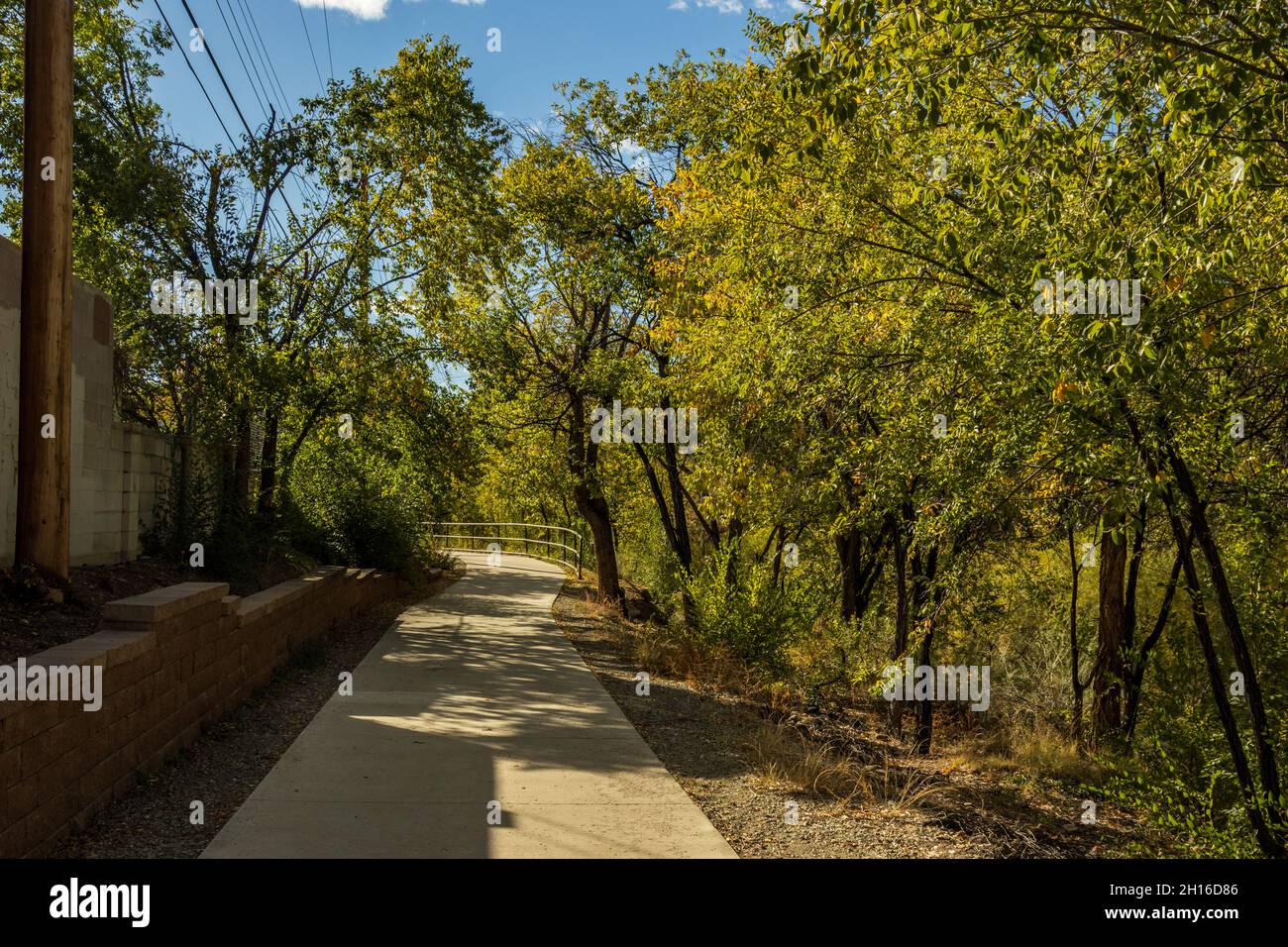 Greenbelt trail river walk hi-res stock photography and images - Alamy