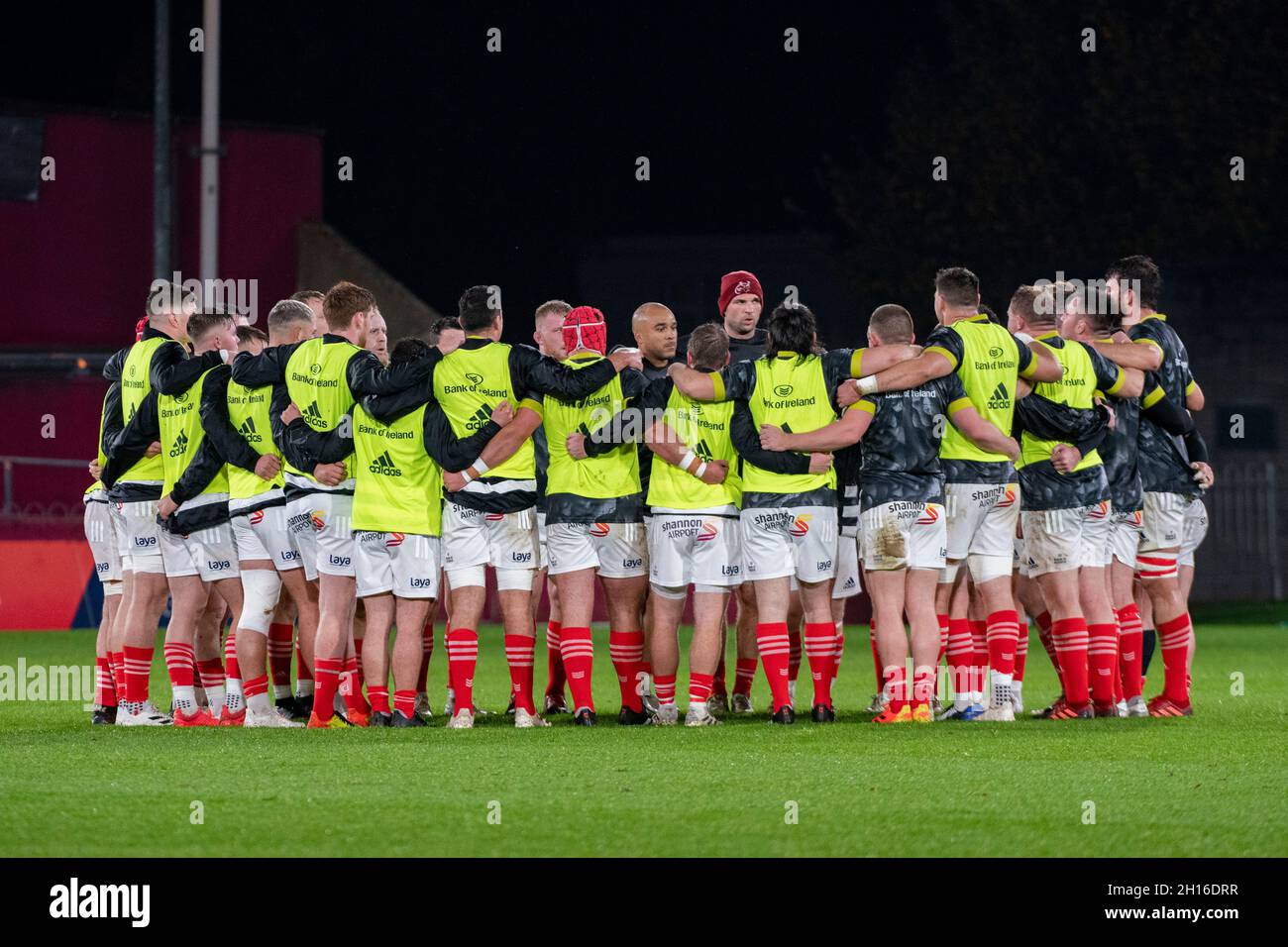 Munster Rugby team during the United Rugby Championship Round 4 match ...