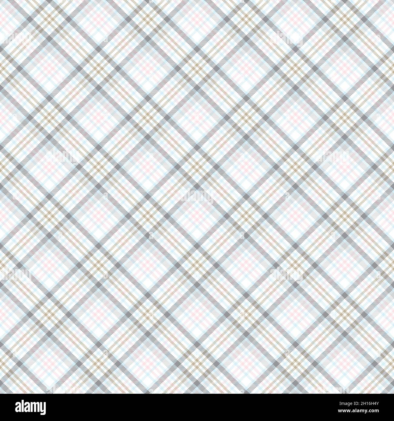 Diagonal Plaid Tartan textured Seamless pattern design suitable for ...