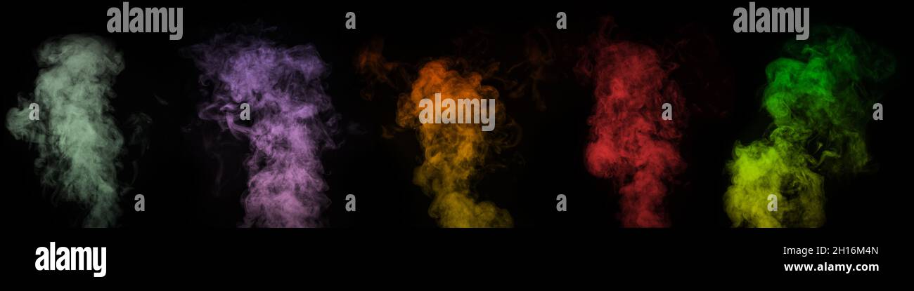 Smoke different orange red hi-res stock photography and images - Alamy