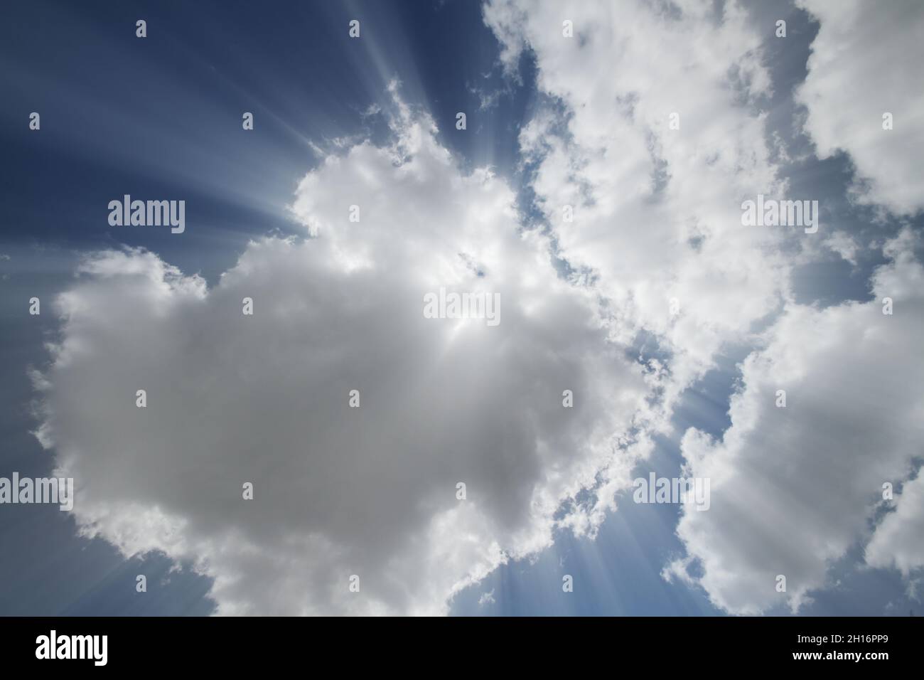 background clouds sun ray light shine beam Stock Photo - Alamy