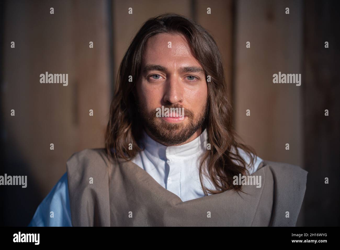Man representing the biblical character of Joseph Stock Photo - Alamy