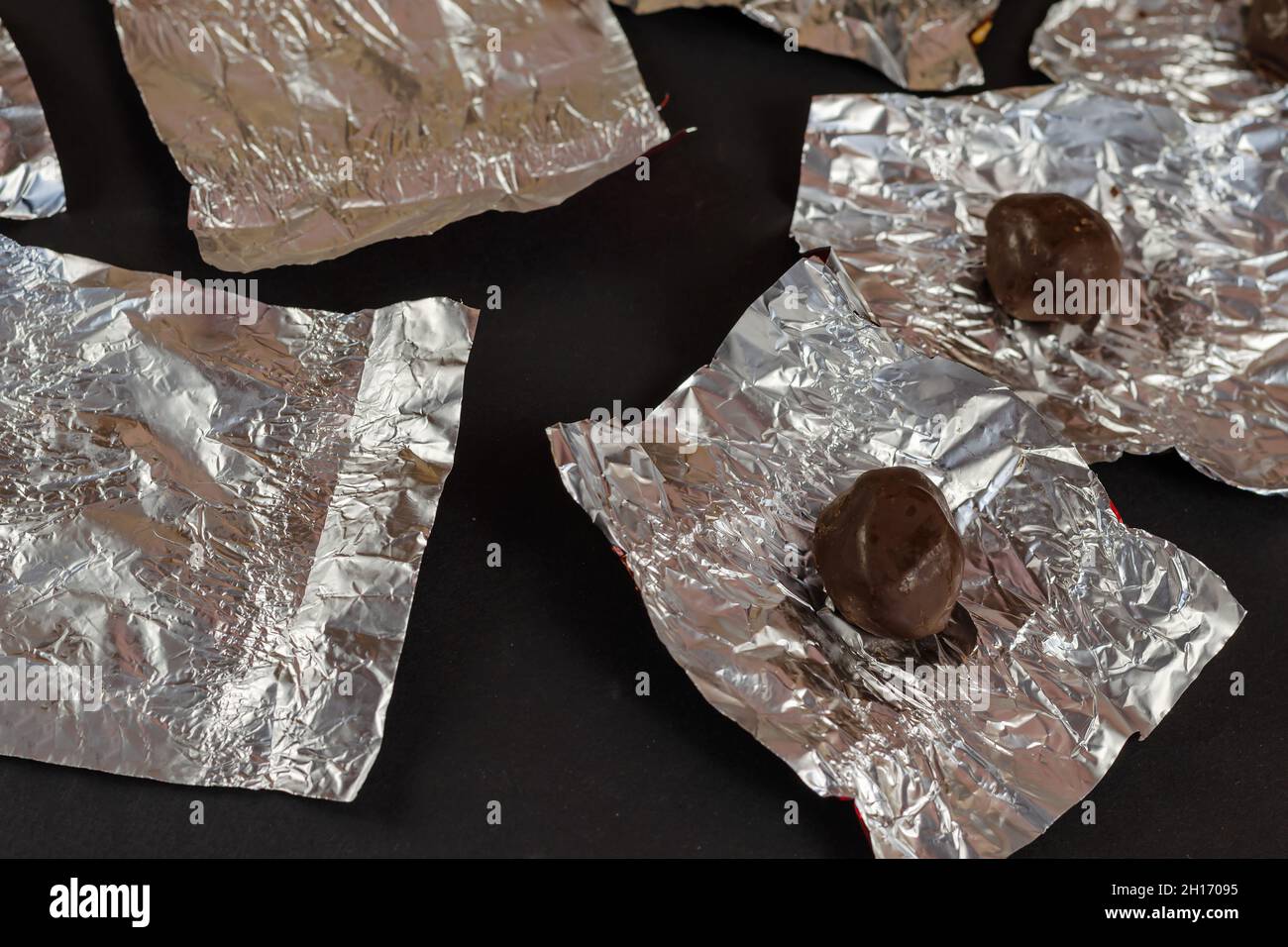Empty sweet wrappers hi-res stock photography and images - Alamy