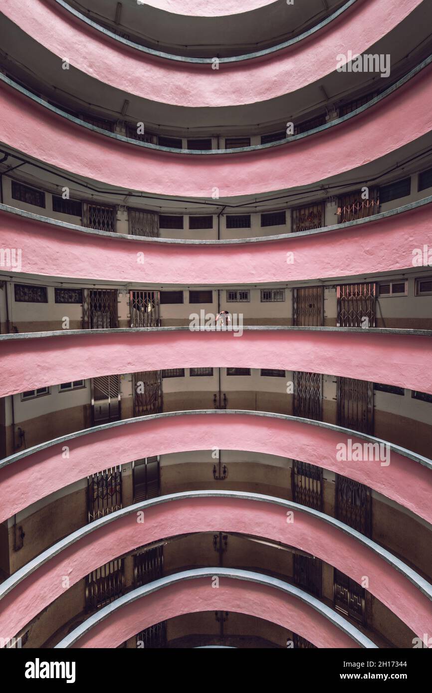 Creative architecture of cylindrical shaped residential building ...