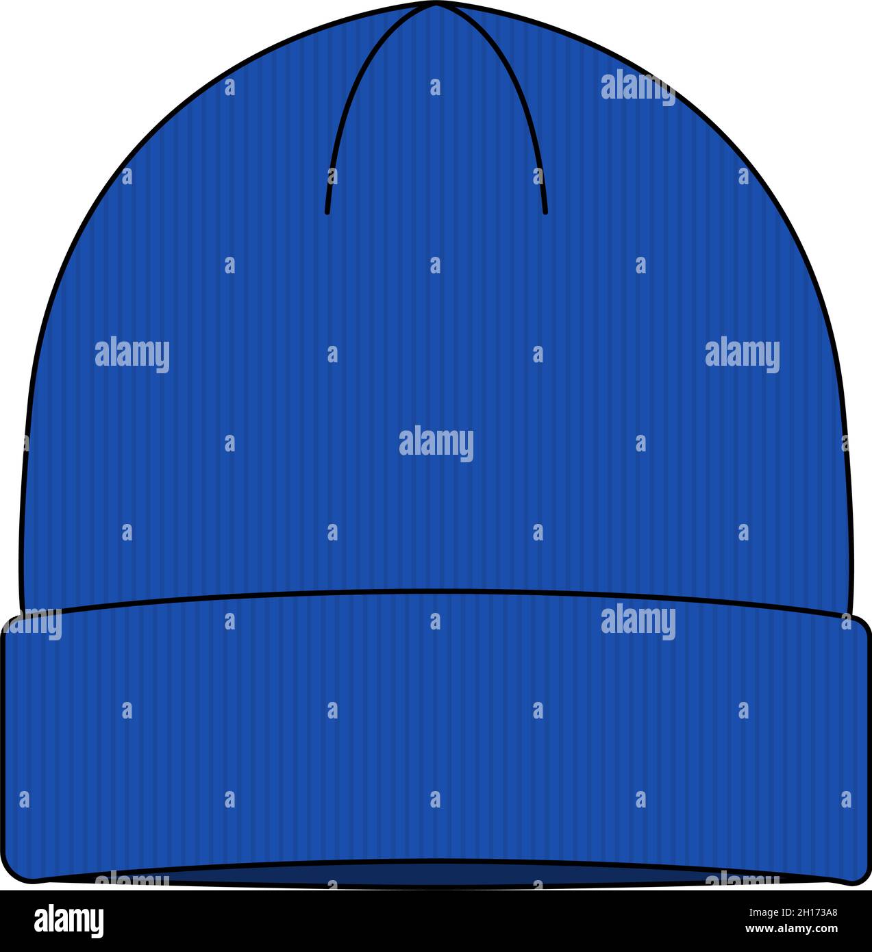 Blue beanie Stock Vector Images - Alamy