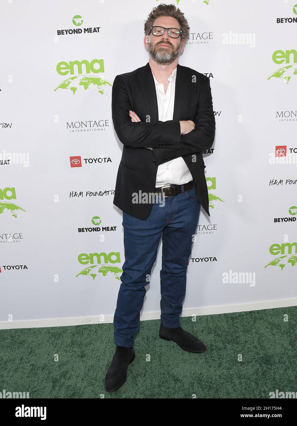 K. Asher Levin arrives at the 2021 Environmental Media Association (EMA ...