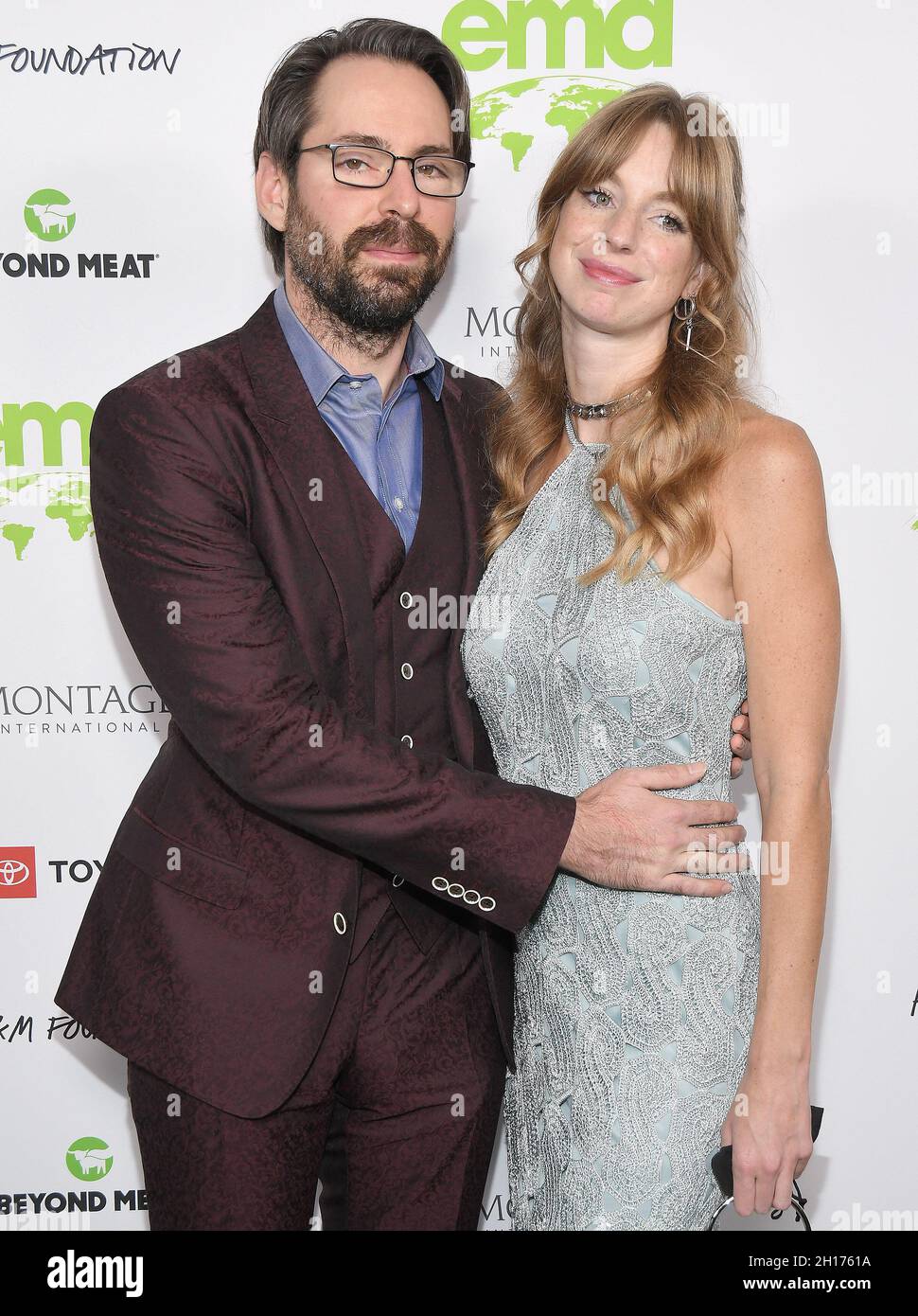 Los Angeles, USA. 16th Oct, 2021. (L-R) Martin Starr and Kate Gorney at ...