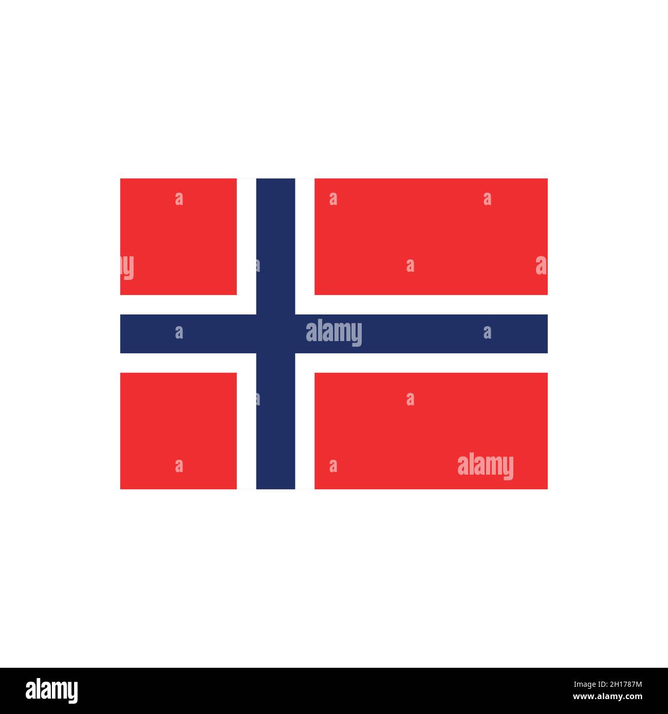Simple icon vector norway flag hi-res stock photography and images - Alamy