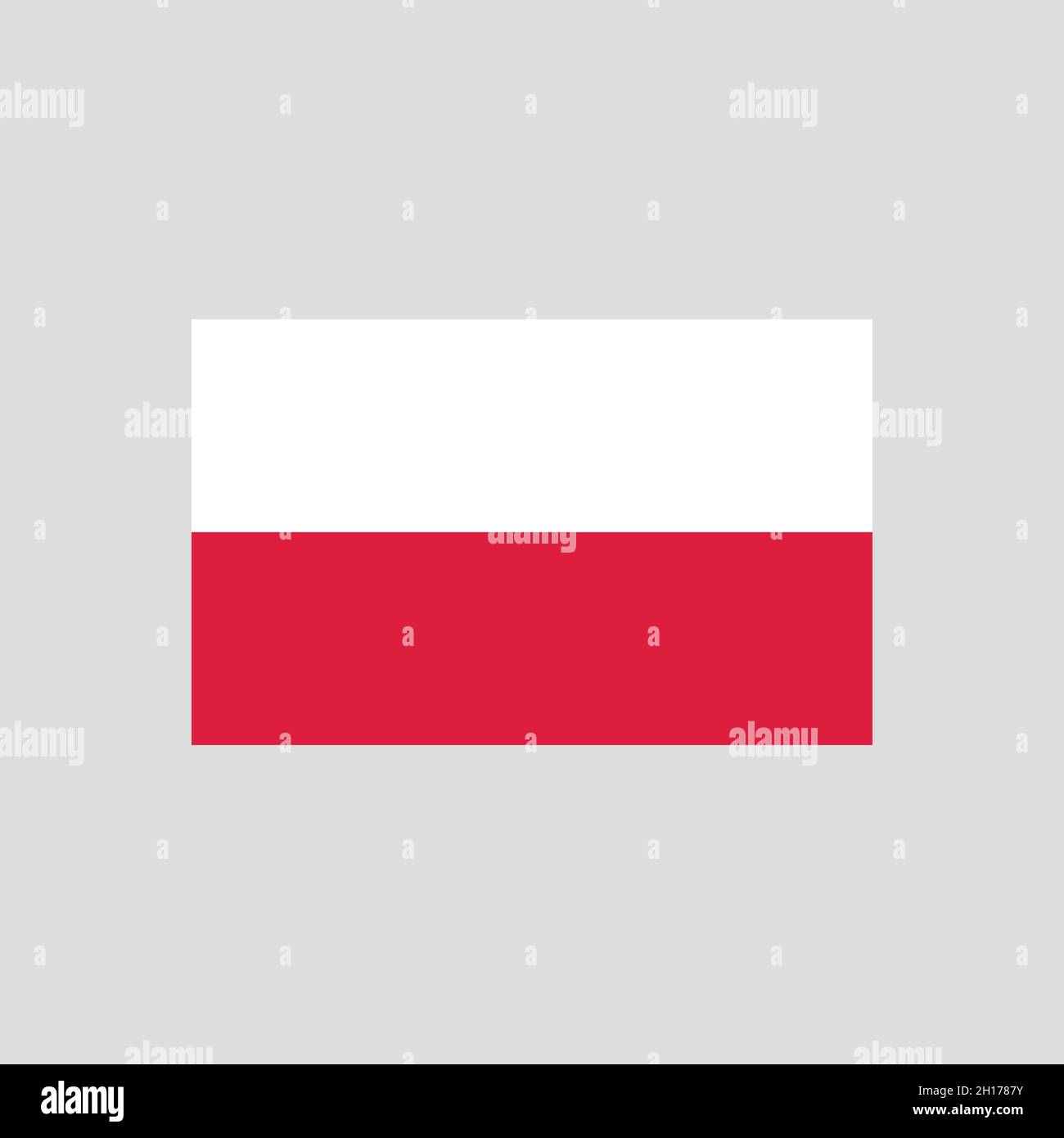 Flag of Poland color line element. Vector element for web page, mobile ...