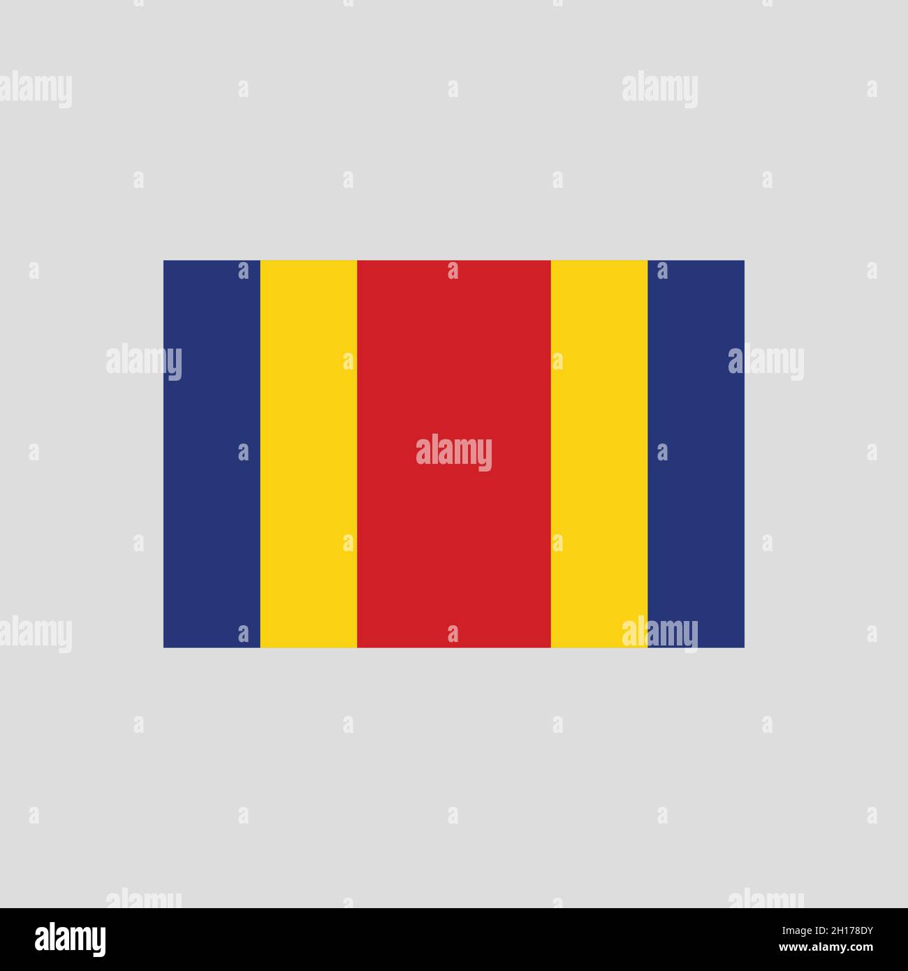 Flag of Romania color line element. Vector element for web page, mobile ...