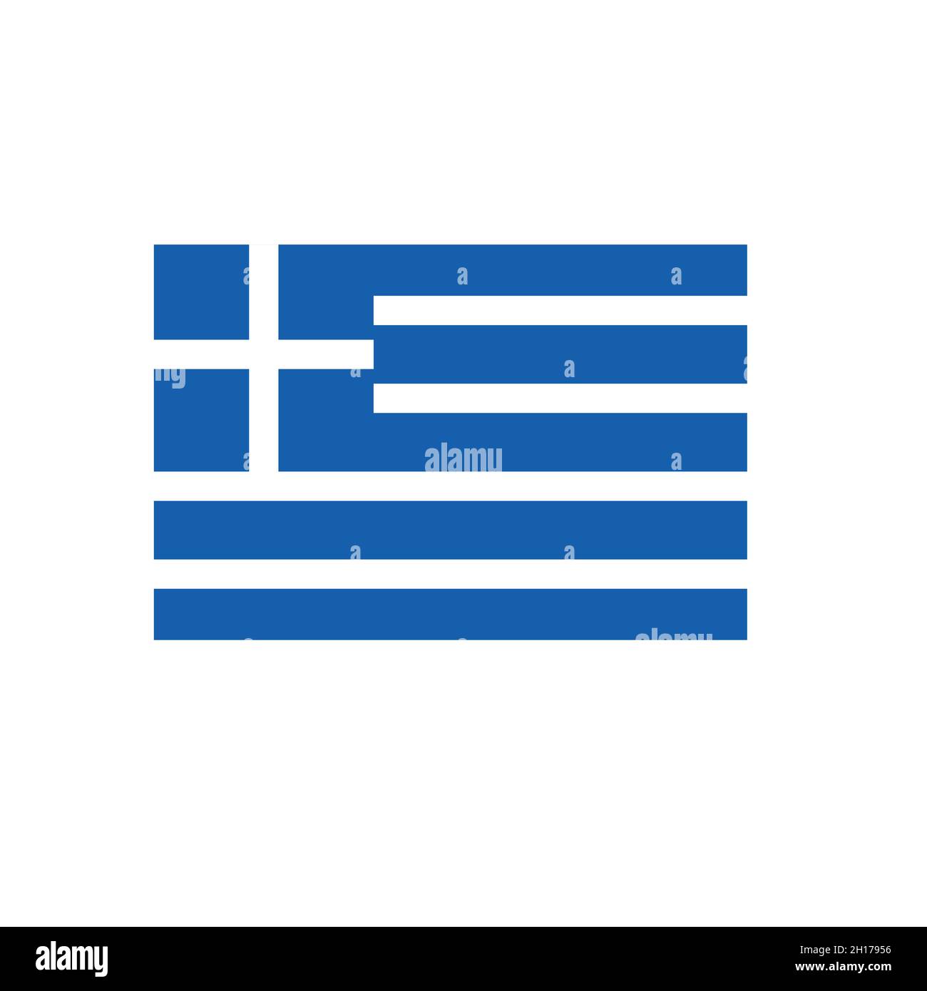 Flag of Greece color line element. Vector element for web page, mobile ...