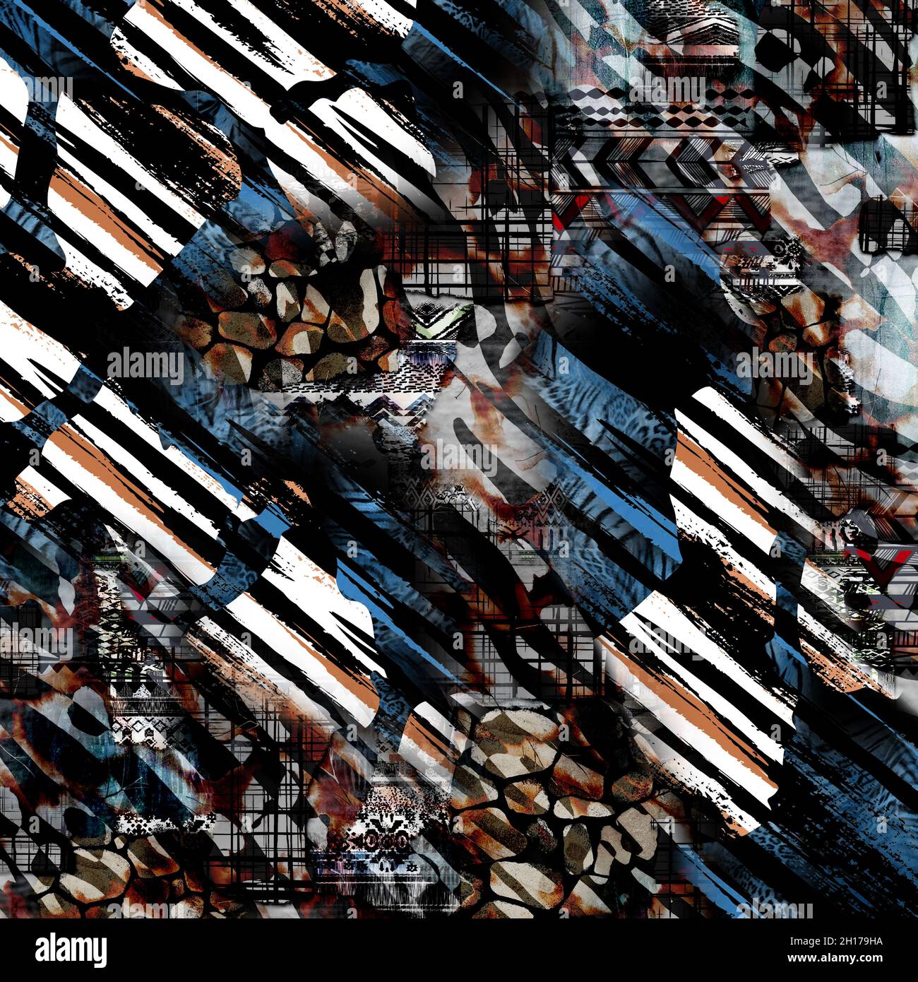 Fashion Inspirations and Collage Pattern Works Stock Photo - Alamy