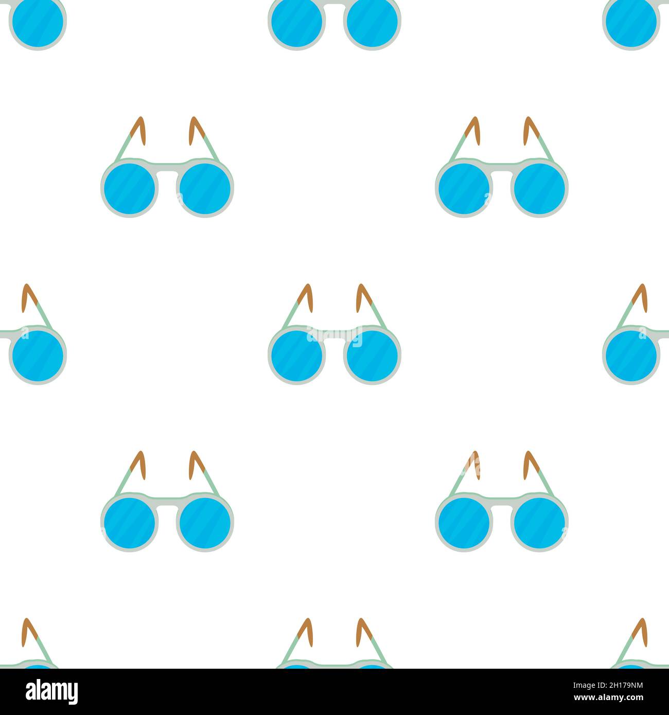 Glasses with round lenses pattern seamless background texture repeat ...