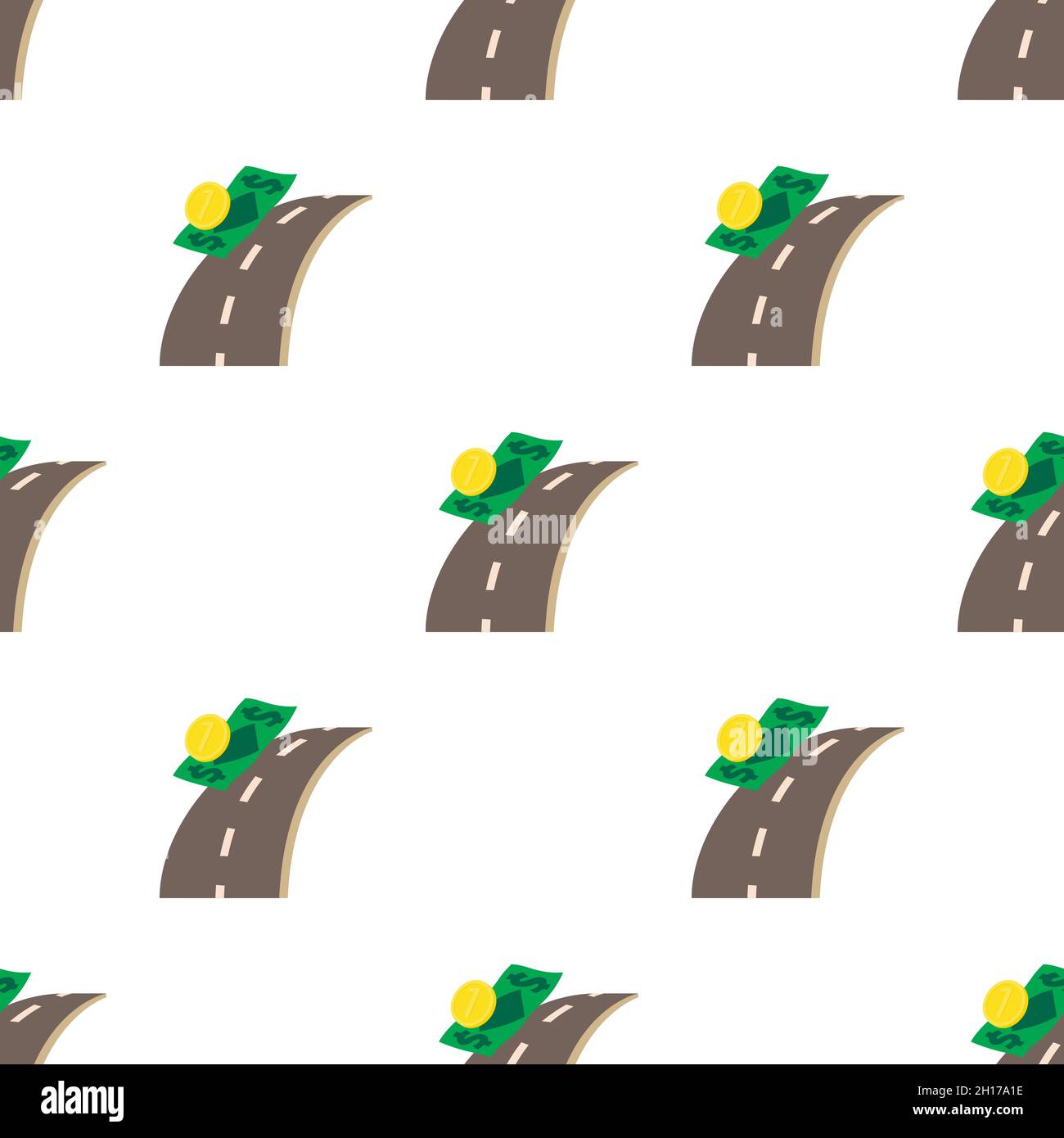 Money is on the road pattern seamless background texture repeat ...