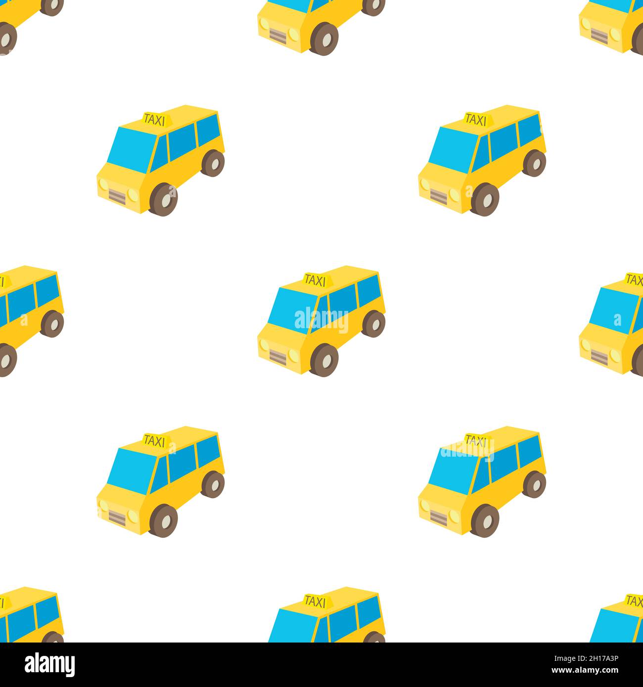 Yellow taxi car pattern seamless background texture repeat wallpaper ...