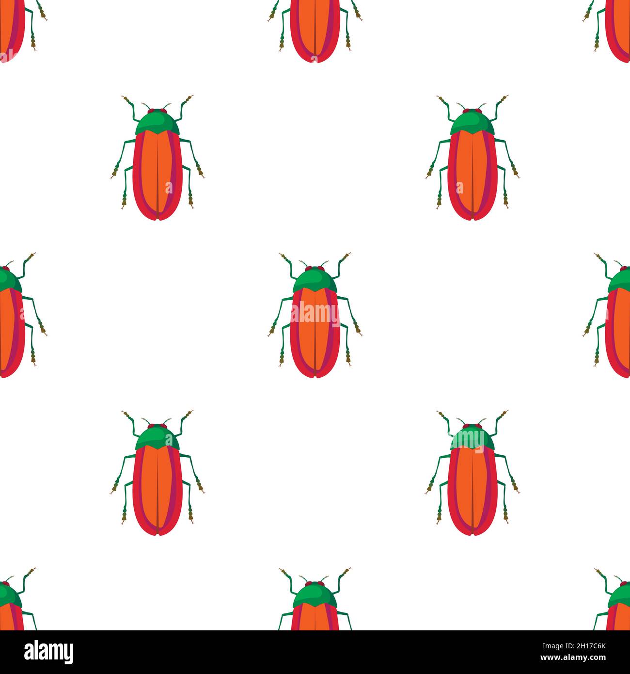 Bug Pattern Seamless Background Texture Repeat Wallpaper Geometric Vector Stock Vector Image