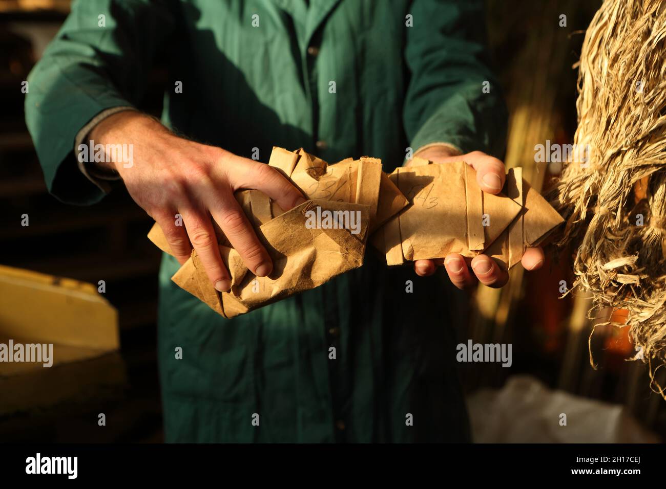 Close up braiding process hi-res stock photography and images - Alamy
