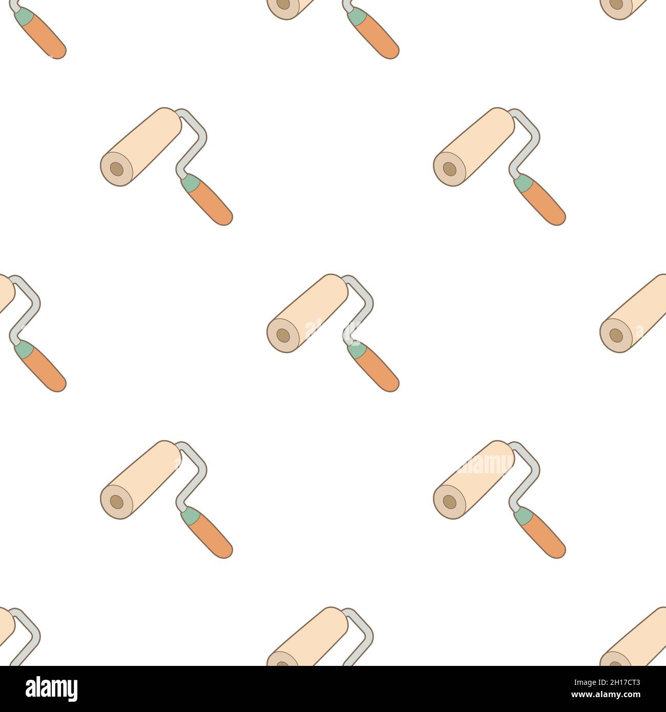Paint roller pattern seamless background texture repeat wallpaper ...