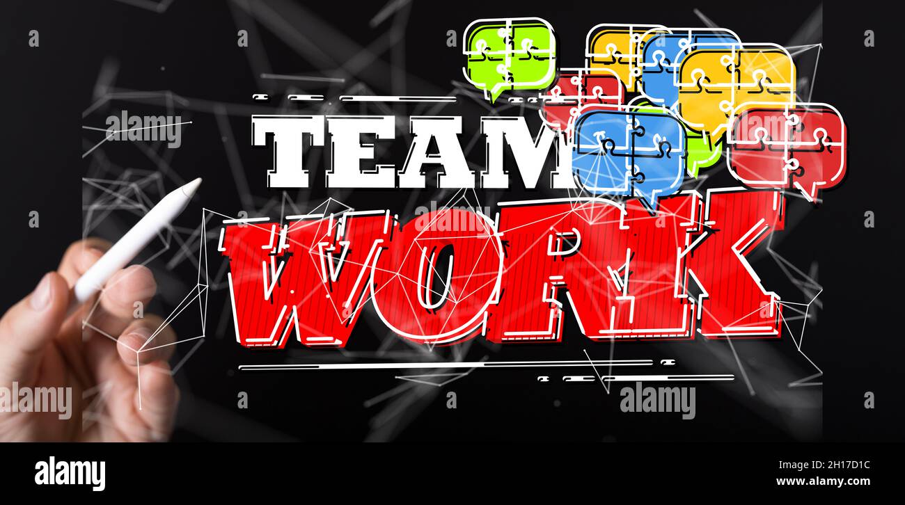 Unity group and teamwork concept Stock Photo - Alamy